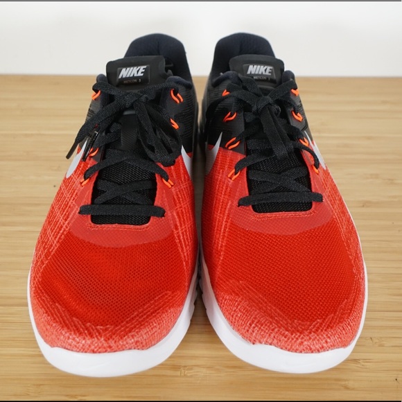 Nike | Shoes | Nike Metcon 3 Mens Training Athletic Shoes Red | Poshmark